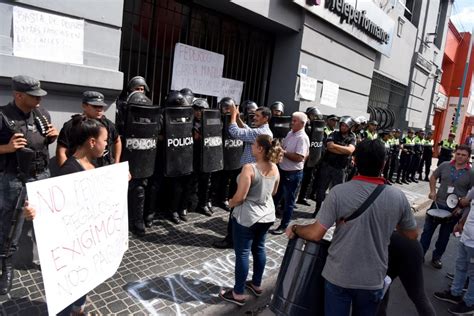 Despidos en call centers protesta corte de calle y críticas de la
