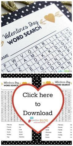 Free Printable Valentine S Day Word Search Activity Valentines