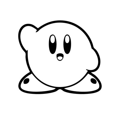 Kirby Per I Bambini Da Colorare Scarica Stampa O Colora Subito Online