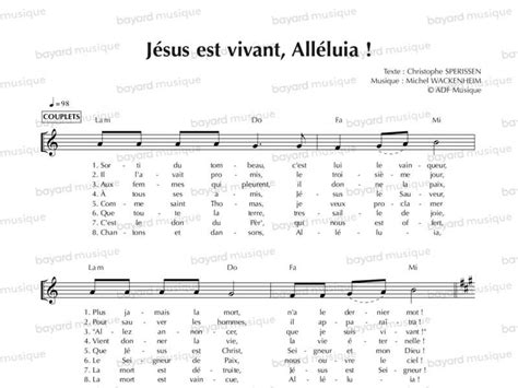 Chantons en Eglise Jésus est vivant Alléluia