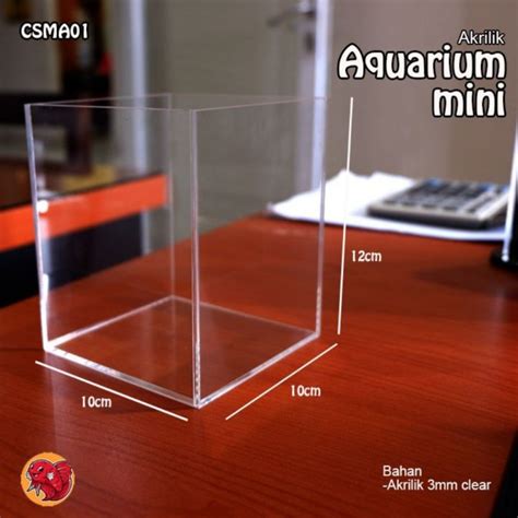 Aquarium Ikan Cupang Soliter Akrilik Lazada Indonesia
