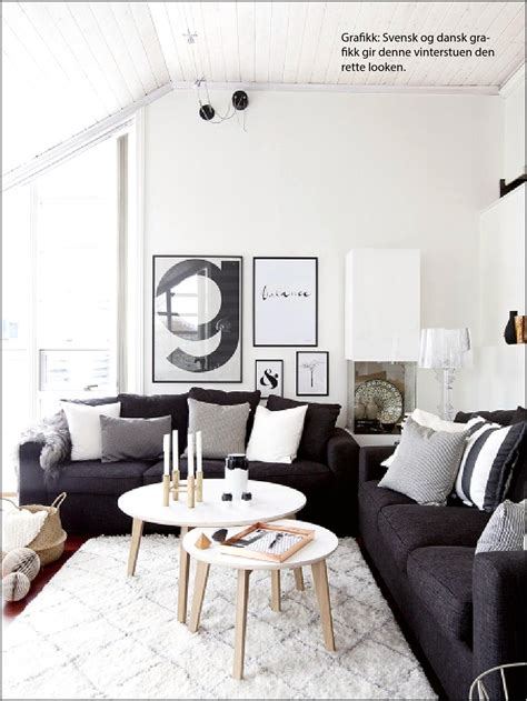 Dark Grey Couch And White Living Room Living Room Home Decorating