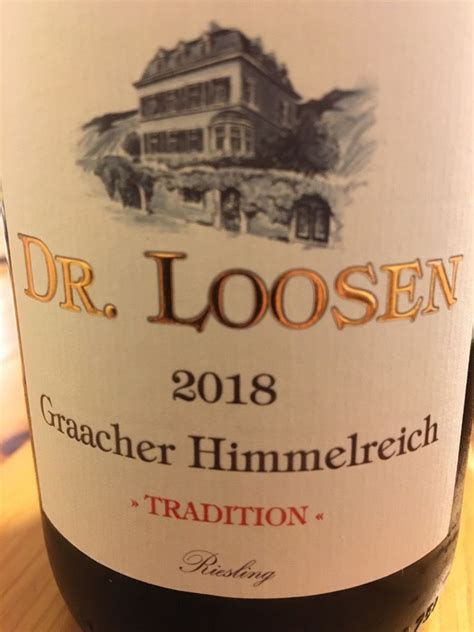 2019 Dr Loosen Graacher Himmelreich Riesling Tradition Germany Mosel