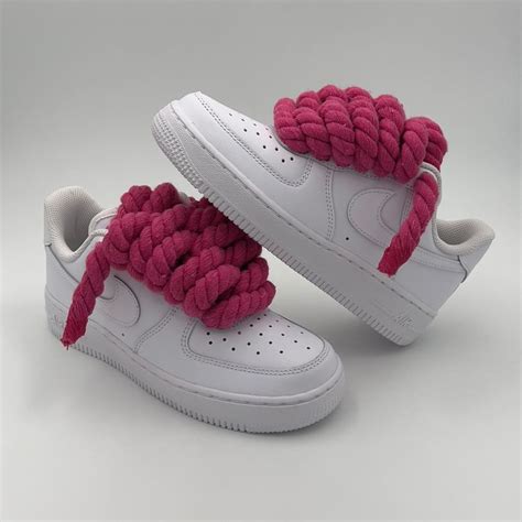 Nike Air Force 1 Rope Laces Ultra Pink Nike Air Force Air Force