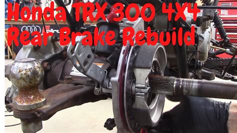 Honda Fourtrax Rear Brake Rebuild Youtube