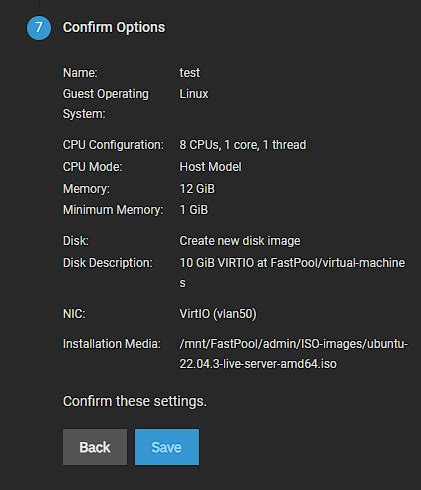 Cannot Create Vm Efault Failed To Connect To Libvirt Truenas