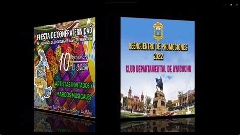 INVITACION AL REENCUENTRO DE PROMOCIONES 2022 YouTube