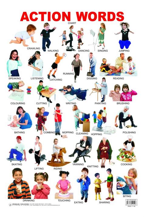 Chart Action Words M D Gunasena