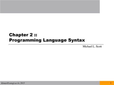 chapter 2 programming language syntax ppt download