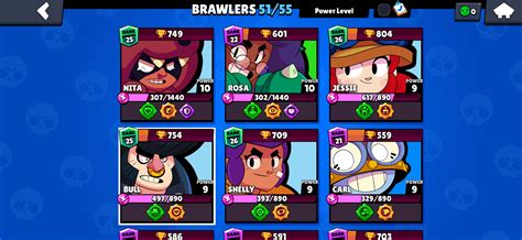 Brawl Stars Account With Full Access Brawlers Brawl Pass Activated