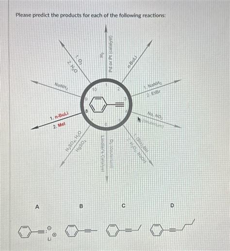 Solved Please Predict The Products For Each Of The Following Chegg