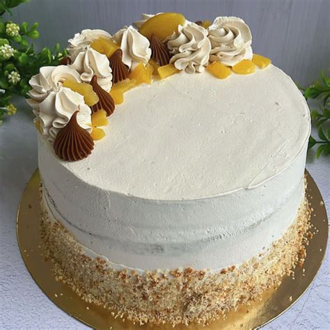 Torta Durazno Manjar Pastelería Dgusta