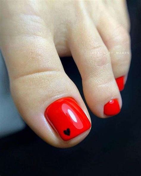 30 Amazing Red Toe Nail Ideas You Need To Try