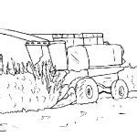 Divertir Coloriage Moissonneuse Batteuse Photos Idee De Coloriage