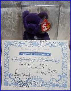 4 1st Edition Princess Dianas Beanie Babies MUST READ RARE VERSIONS