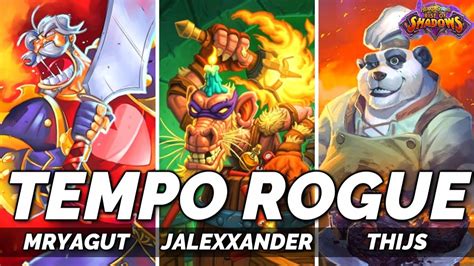 STANDARD TEMPO ROGUE DECK Hearthstone Rise Of Shadows RoS YouTube