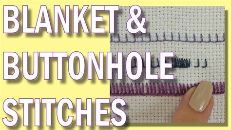 How To Do Blanket Stitch Buttonhole Stitch Hand Embroidery Video