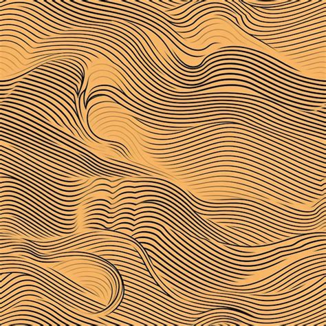 Arte de línea abstracta Foto Premium