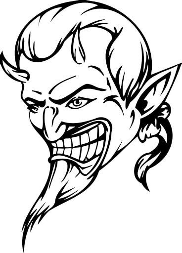 Diablo Impresionante Para Colorear Imprimir E Dibujar ColoringOnly