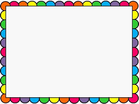 A Square Frame With Multicolored Dots On It