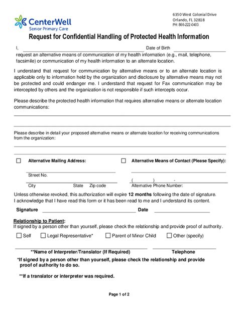 Fillable Online IHS Form 963 Request For Confidential Communication By
