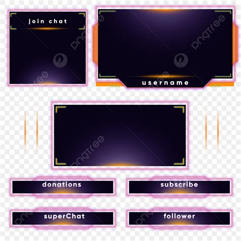 Twitch Overlay Vector Hd PNG Images Twitch Stream Overlay Facecam