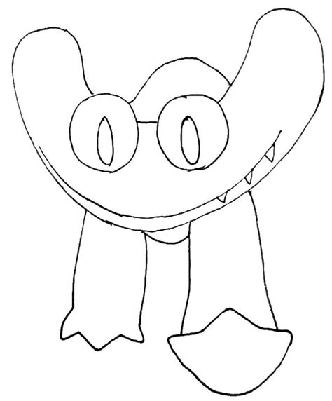 Desenhos de Amigos do arco íris para colorir rainbow friends desenho
