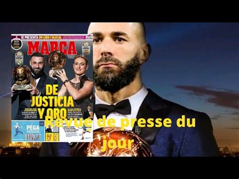 Revue De Presse Du Jour Sur Ksport Tv Karim Benzema A Remport Le