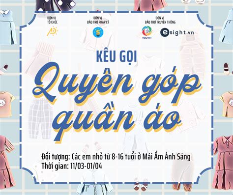 KÊU GỌI QUYÊN GÓP QUẦN ÁO CHO CHƯƠNG TRÌNH TÌNH NGUYỆN BÍ MẬT CỦA