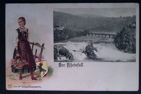 AK Rheinfall Schaffhauserin Kaufen Auf Ricardo
