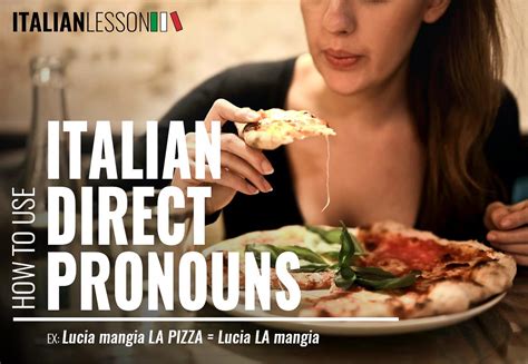 Italian Direct Object Pronouns Chart