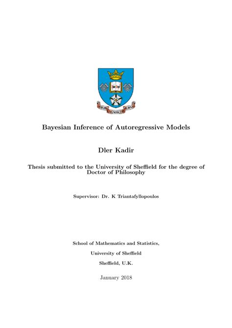 pdf bayesian inference of autoregressive models