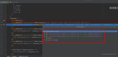vue集成idea进行debug调试给需要的代码打上断点，运行刚刚创建好的 vue debug 项，idea会帮你在新的 掘金
