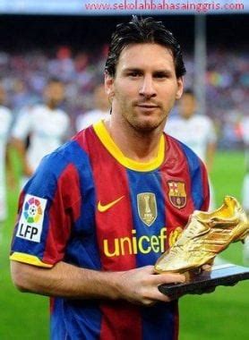 Biografi Lionel Messi Bahasa Inggris
