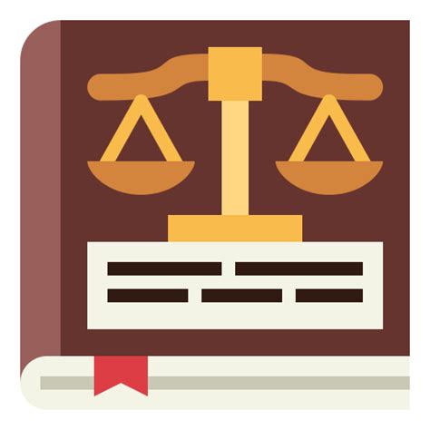 Libro De Leyes Iconos Gratis De Educaci N