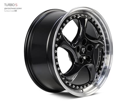 TURBO S Glanzschwarz Poliert MbDESIGN TURBO S MbDESIGN Felgenshop