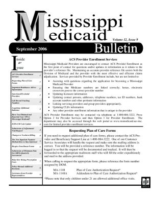 Fillable Online Medicaid Ms Final Revised Fax Email Print PdfFiller