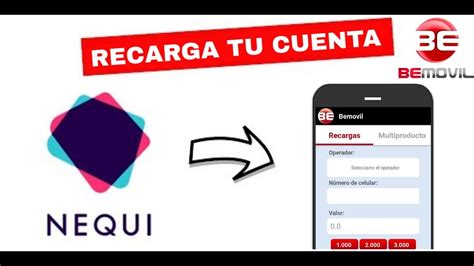 Como Recargar Tu Cuenta Bemovil A Trav S De Nequi Retiros Y