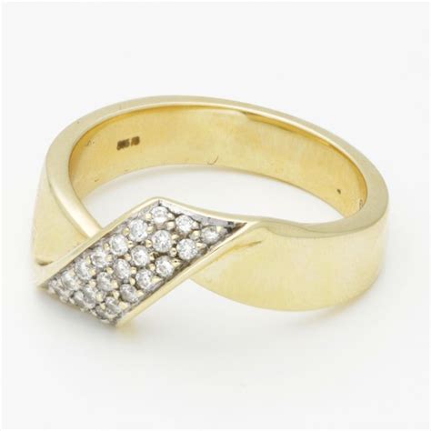 14 Kt Gold Ring Diamond Catawiki