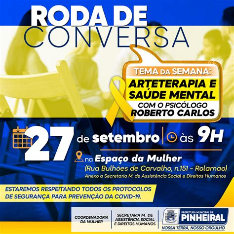 SETEMBRO AMARELO PINHEIRAL PROMOVE RODA DE CONVERSA O TEMA