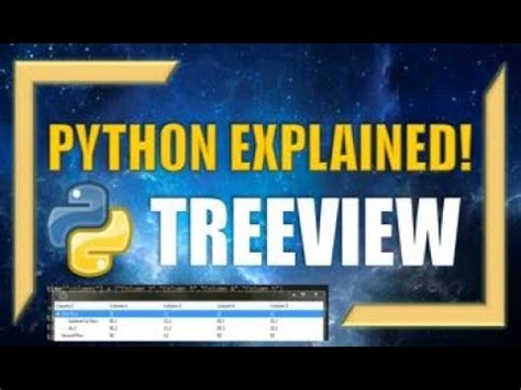 Create Your Own TreeView Using Python Tkinter YouTube