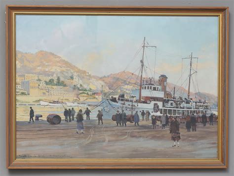 Bilder för 2053772 OIDENTIFIERAD KONSTNÄR akvarell Monte Carlo 1926
