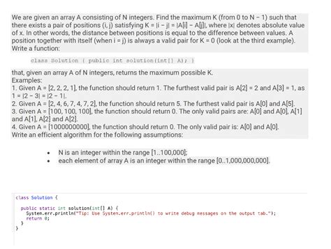 Solved We Are Given An Array A Consisting Of N Integers Chegg