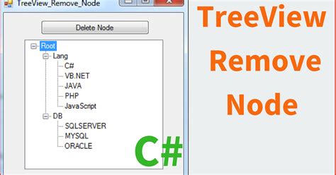 c delete treeview node bahasa pemrogaman