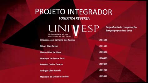 Projeto Integrador Univesp Log Stica Reversa Youtube