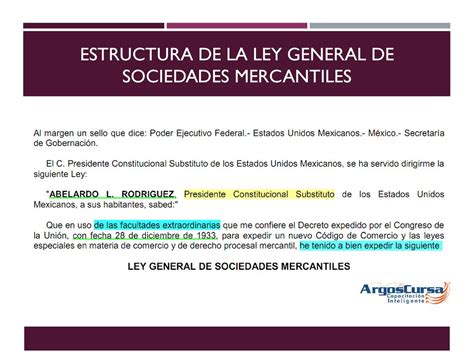 Ley General De Sociedades Mercantiles En Word Image To U