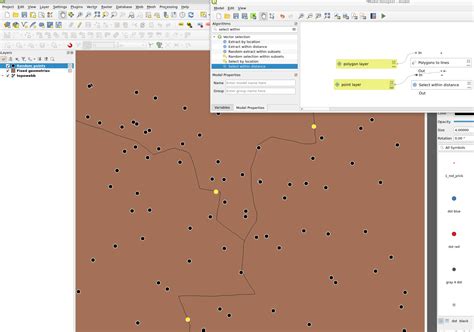 Shapefile Selecting Points Which Touch Boundaries Of Another