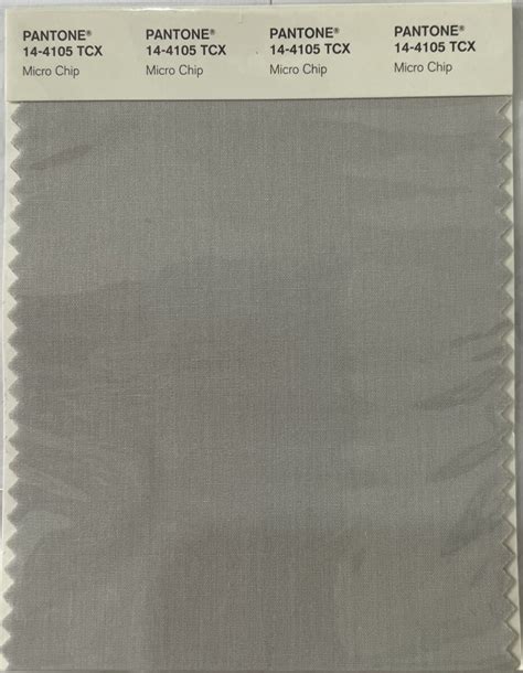 Pantone TCX Cotton Swatch Card 14 4105 TCX Micro Chip