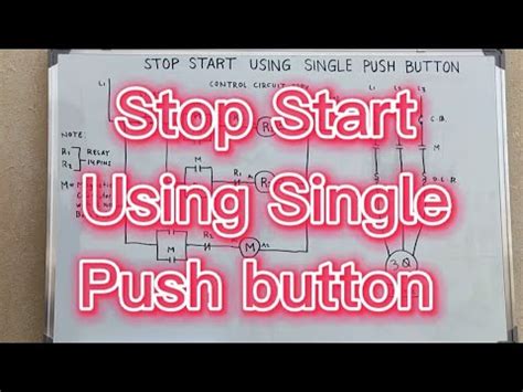 Stop Start Using Single Push Button YouTube