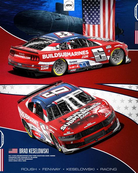 2024 NASCAR Cup Series 6 RFK Racing Paint Scheme Jayski S NASCAR